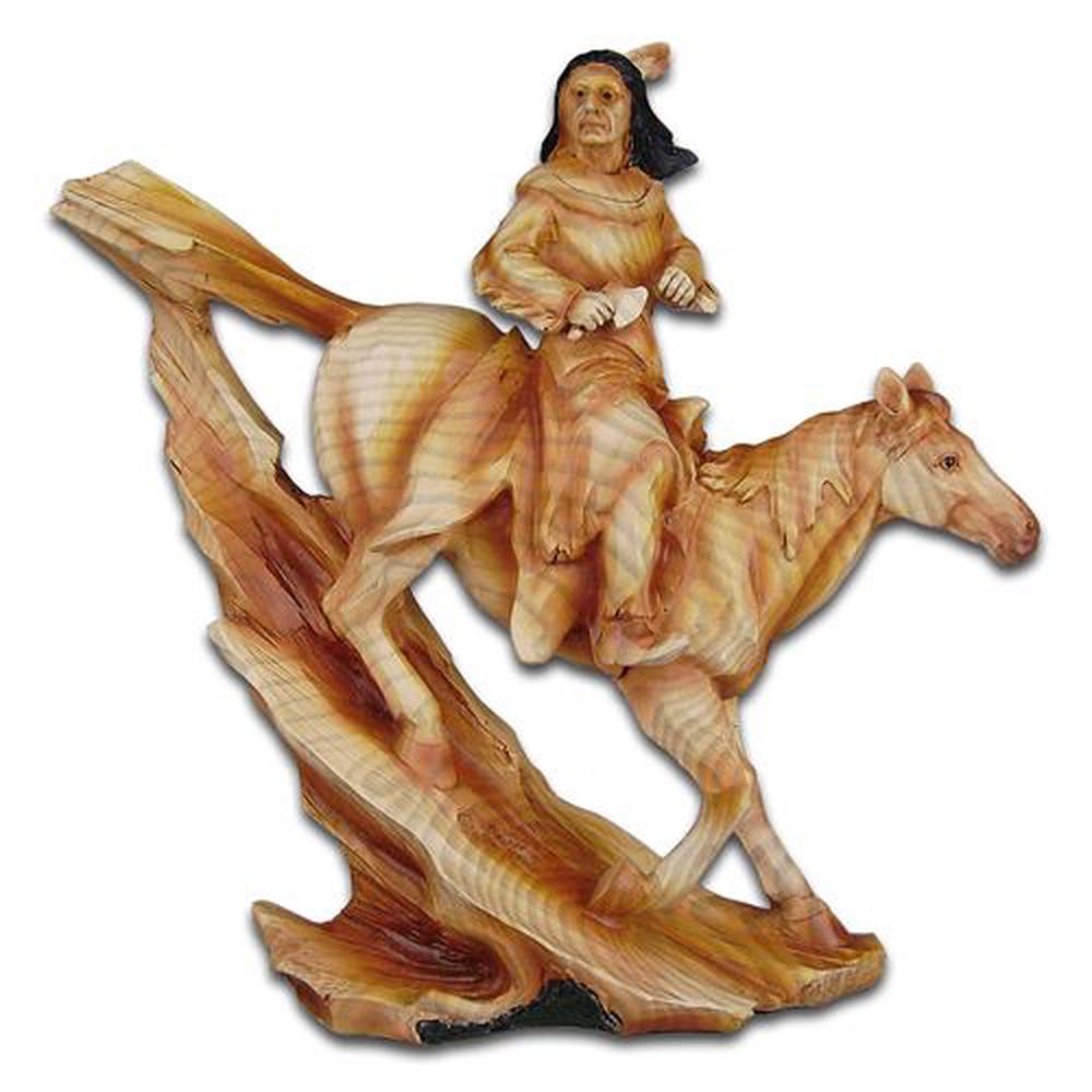 William Valentine The Cherokee River Collection Resin Plaque (Horse And ...