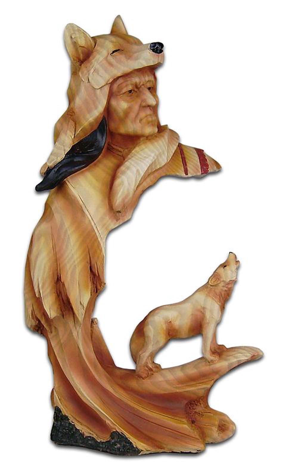 William Valentine The Cherokee River Collection Resin Plaque (Chief And ...