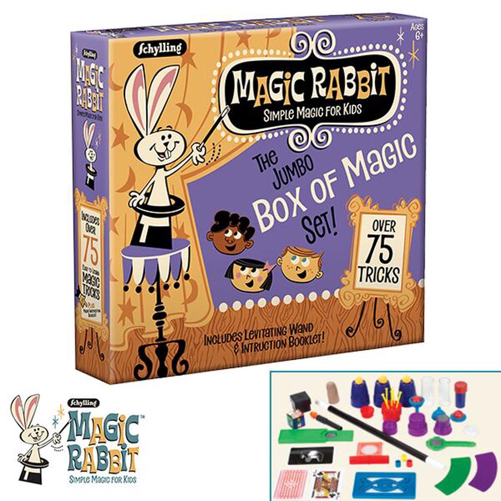 Schylling Magic Rabbit Jumbo Box, 75 Magic Tricks | Buy online at The Nile