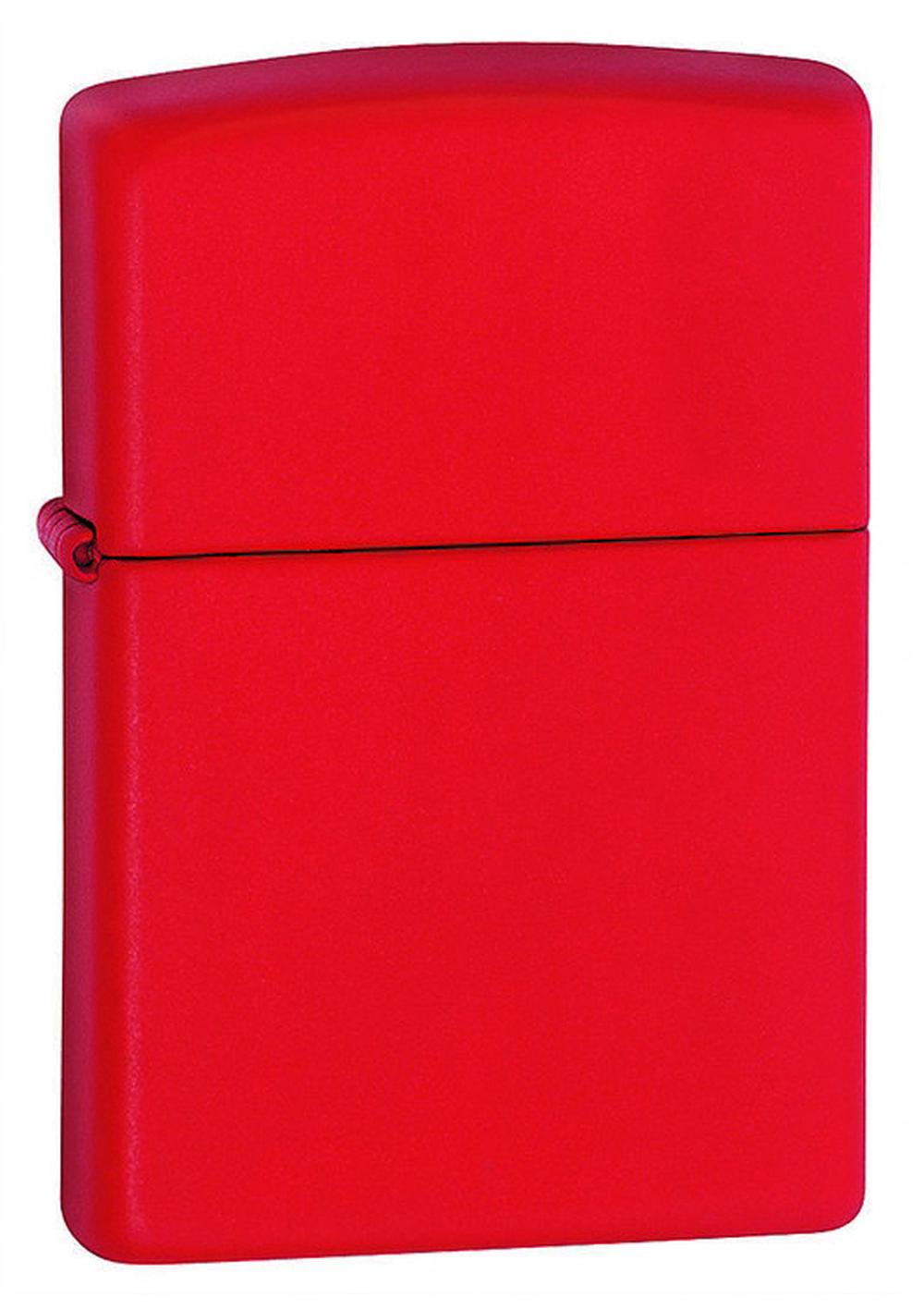 Zippo Red Matte Finish Lighter (Plain) | Buy online at The Nile