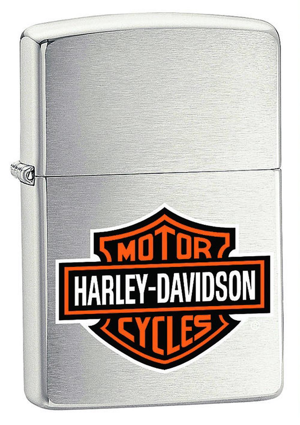 Zippo Harley Davidson Brushed Chrome Lighter | Buy online at The Nile