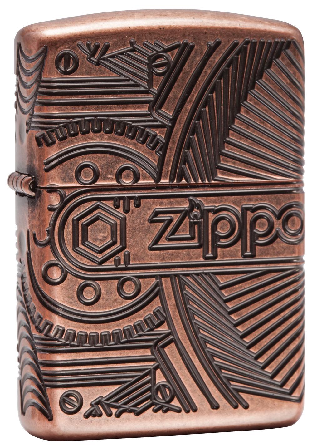 Zippo Armor Antique Copper Lighter | Buy online at The Nile