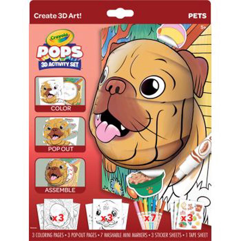 Crayola POPS 3D Activity Set (Pets) | Buy online at The Nile