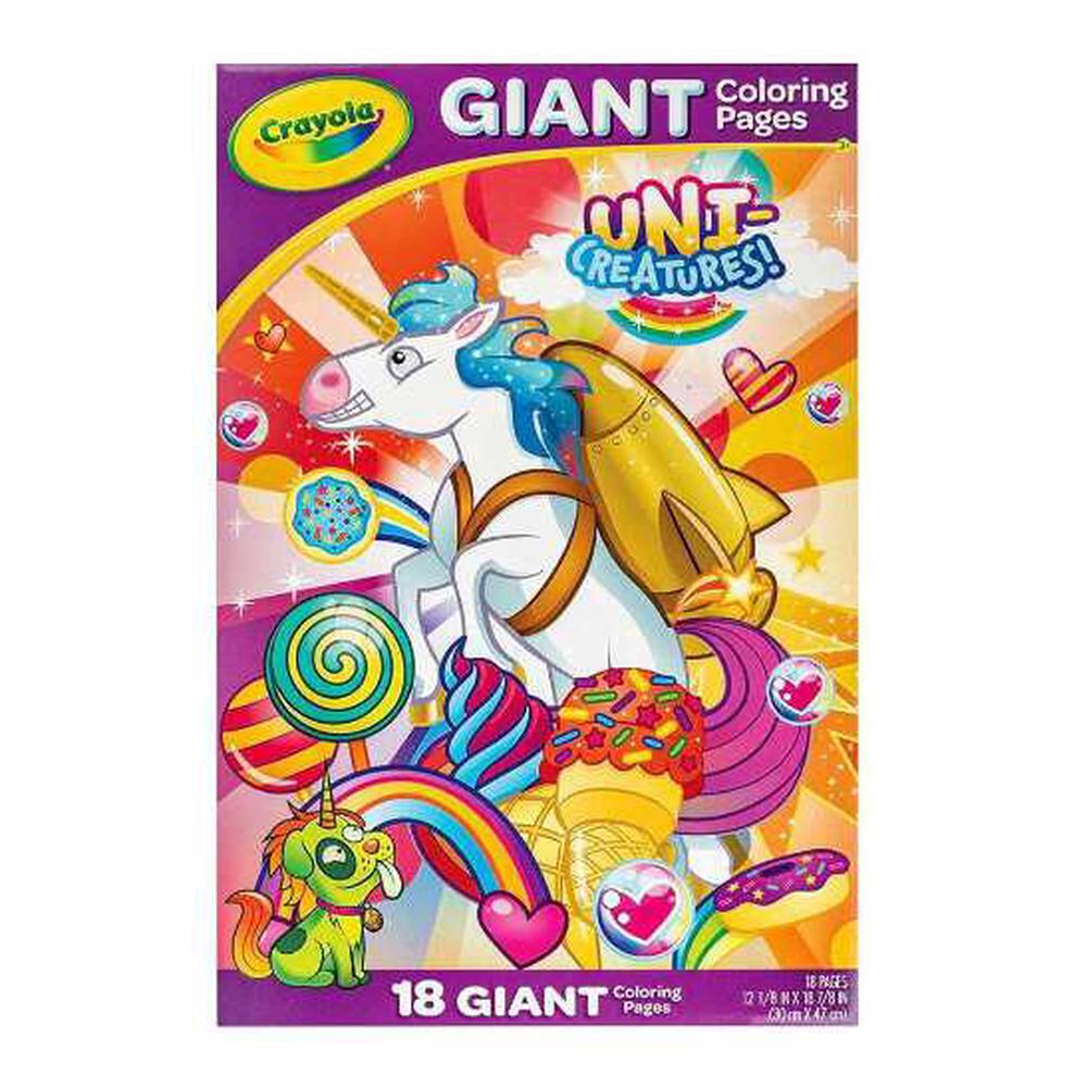 Crayola Giant Coloring Pages - Uni-Creatures | Buy online at The Nile