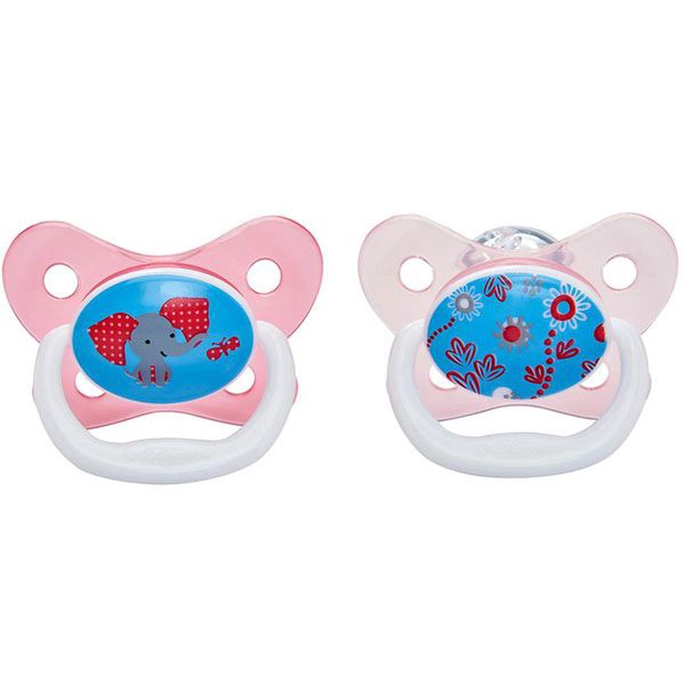 Dr. Brown's Prevent Contoured Pacifier Stage 2, 2 Pack (Pink) | Buy ...