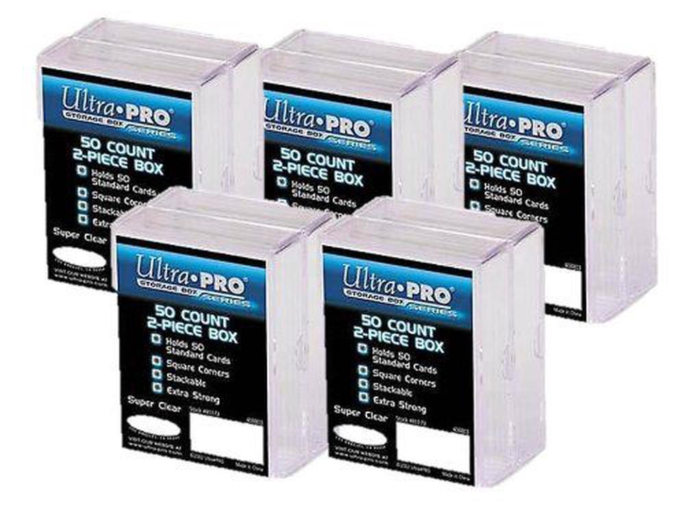 Ultra Pro 50-Count 2-Piece Plastic Box 2-Pack | Buy online at The Nile