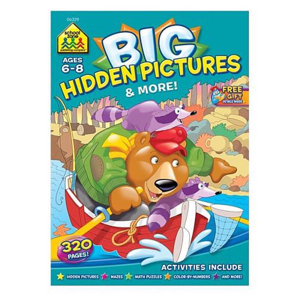 School Zone Big Hidden Pictures And More Workbook Buy Online At The Nile