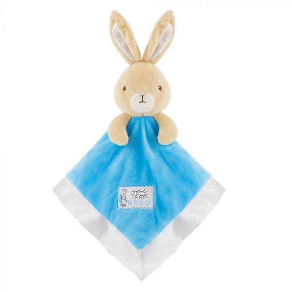 Beatrix Potter Peter Rabbit Good Little Bunny Comfort Blanket - 37cm ...