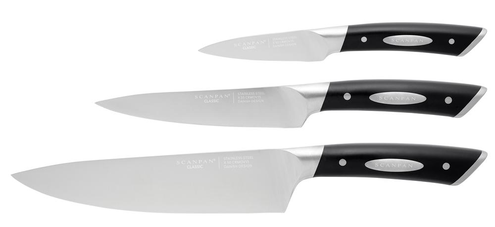 Scanpan Classic Knife Set, 3 Piece | Buy online at The Nile