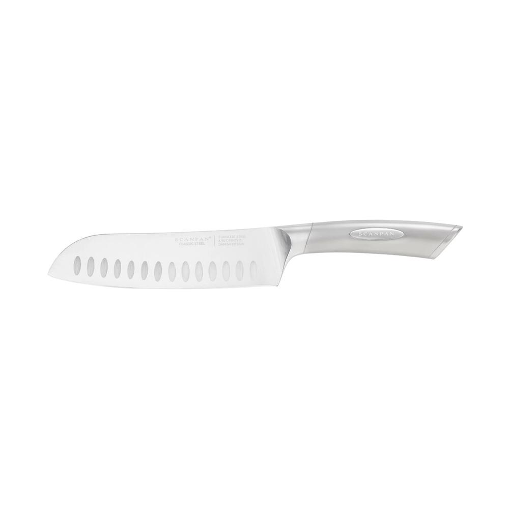 Scanpan Classic Steel Santoku Knife With Granton Edge - 18cm | Buy ...