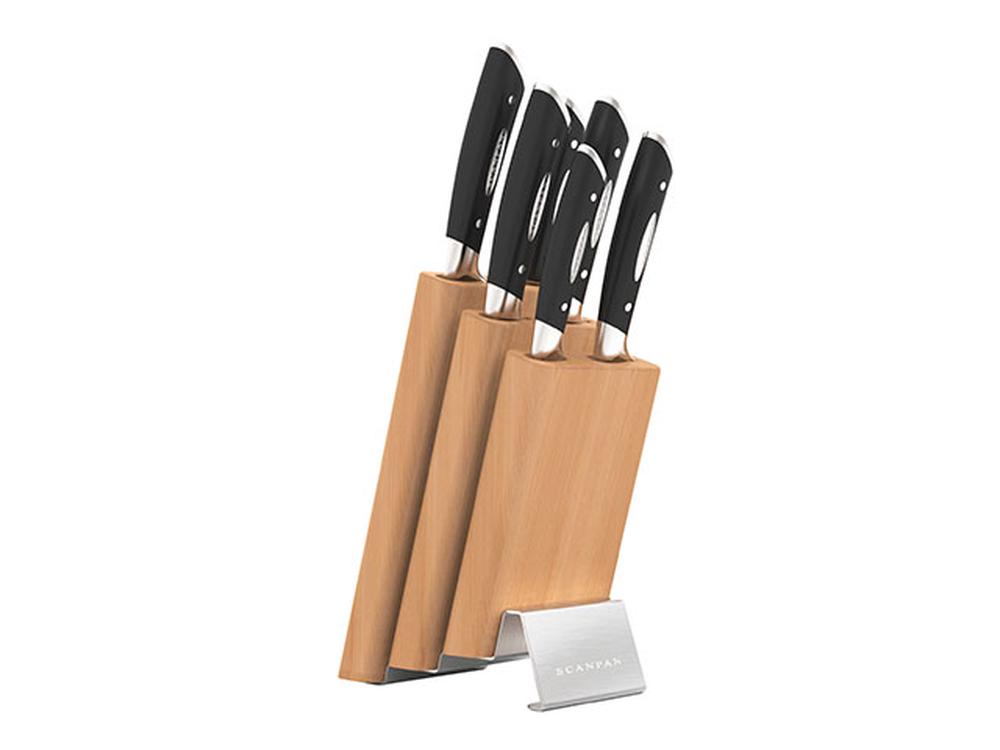 Scanpan Classic Step Knife Block Set, 7 Piece | Buy online at The Nile
