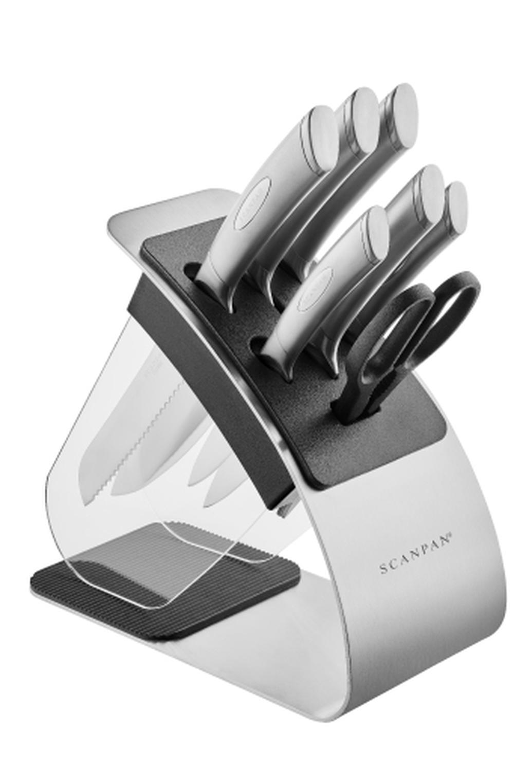 Scanpan Eclipse Knife Block Set, 8 Piece | Buy online at The Nile