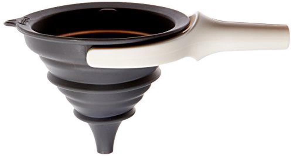 Dexas POP Collapsible Silicone Funnel, 4.5 inch diameter, Solid Green ...