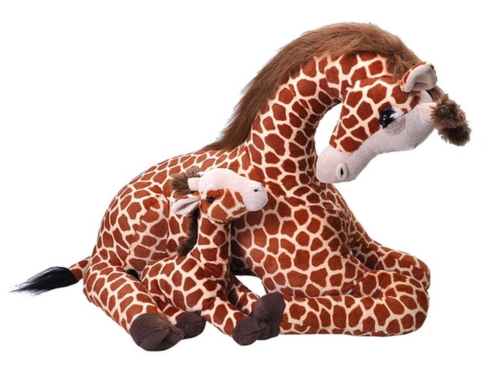 Wild Republic Jumbo Mom & Baby Giraffe Plush Toy - 30 Inch | Buy online ...