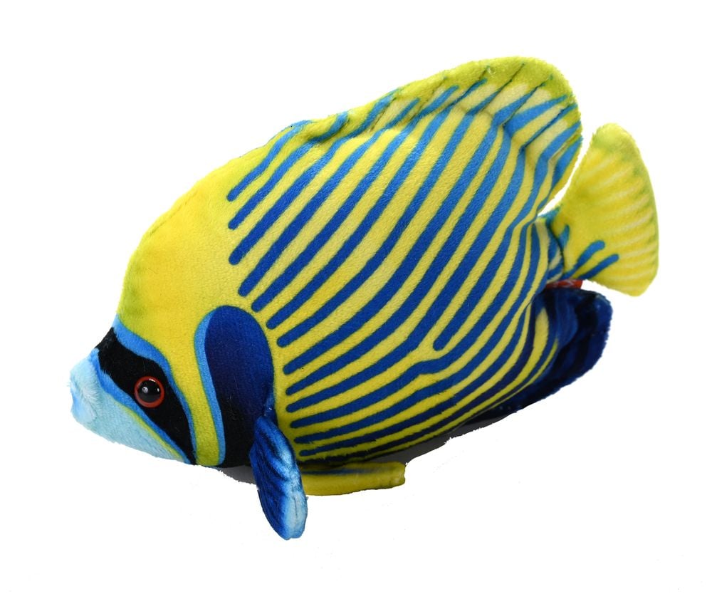 Wild Republic Coral Reef - Emperor Angelfish Stuffed Animal - 6 Inch ...