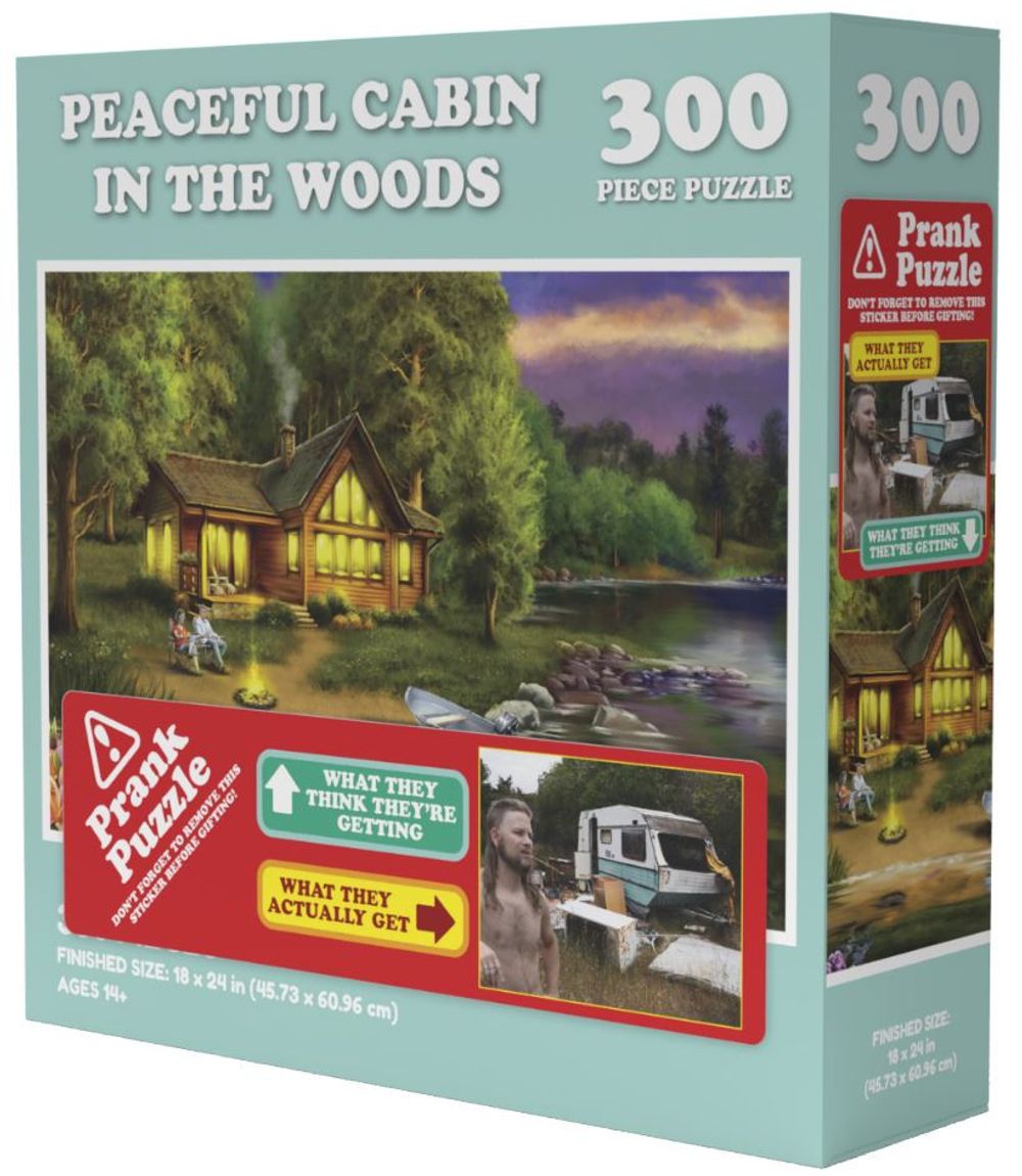Wilder Games Doing Things Cabin Prank Puzzle, 300 Piece | Buy online at ...
