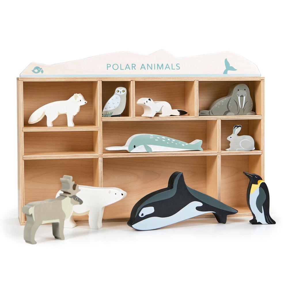 Tender Leaf Toys Polar Animals Display Shelf Set | Buy online at The Nile