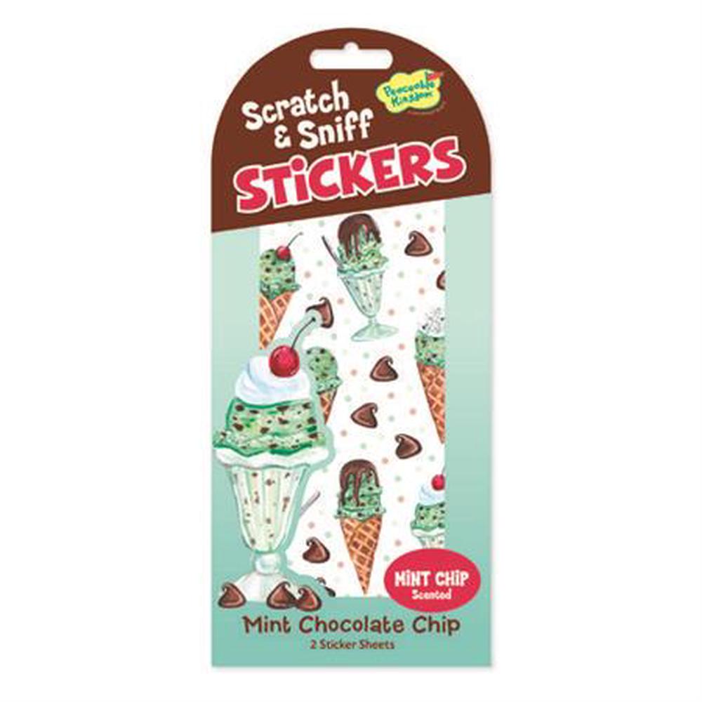 Peaceable Kingdom Scratch & Sniff - Mint Chocolate Chip Stickers | Buy ...