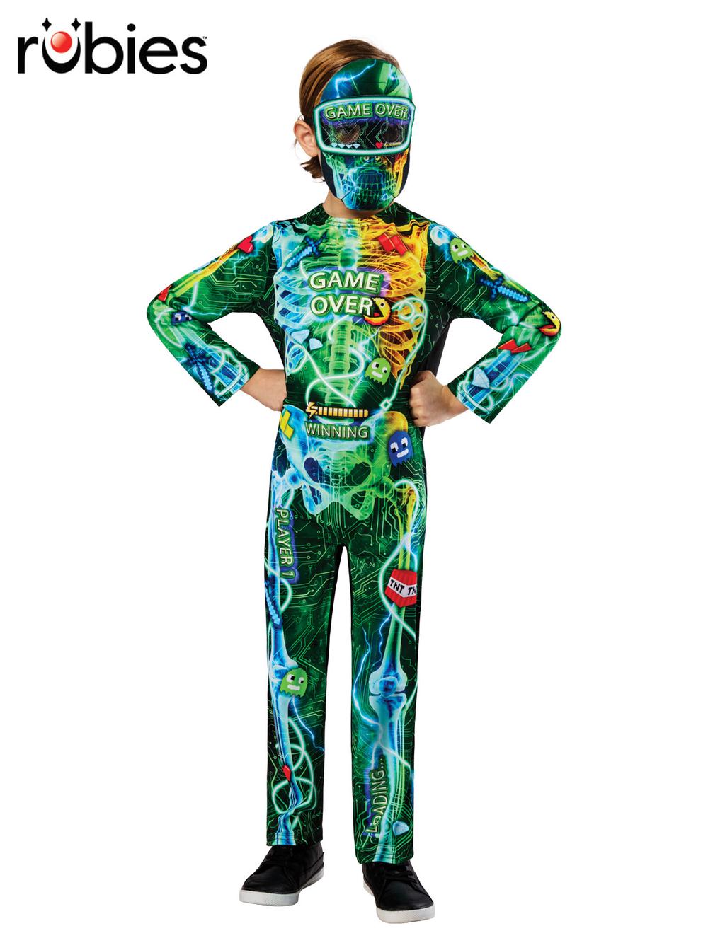Rubies Deerfield Gamer Skelton Costume, Child - 7-8 Years | Buy online ...