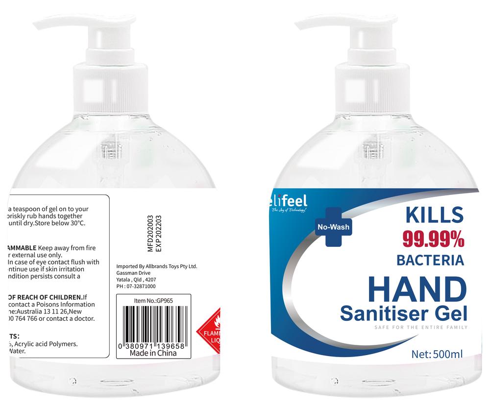 ReliFeel Instant Antibacterial Hand Sanitiser Gel - 500mL | Buy online ...