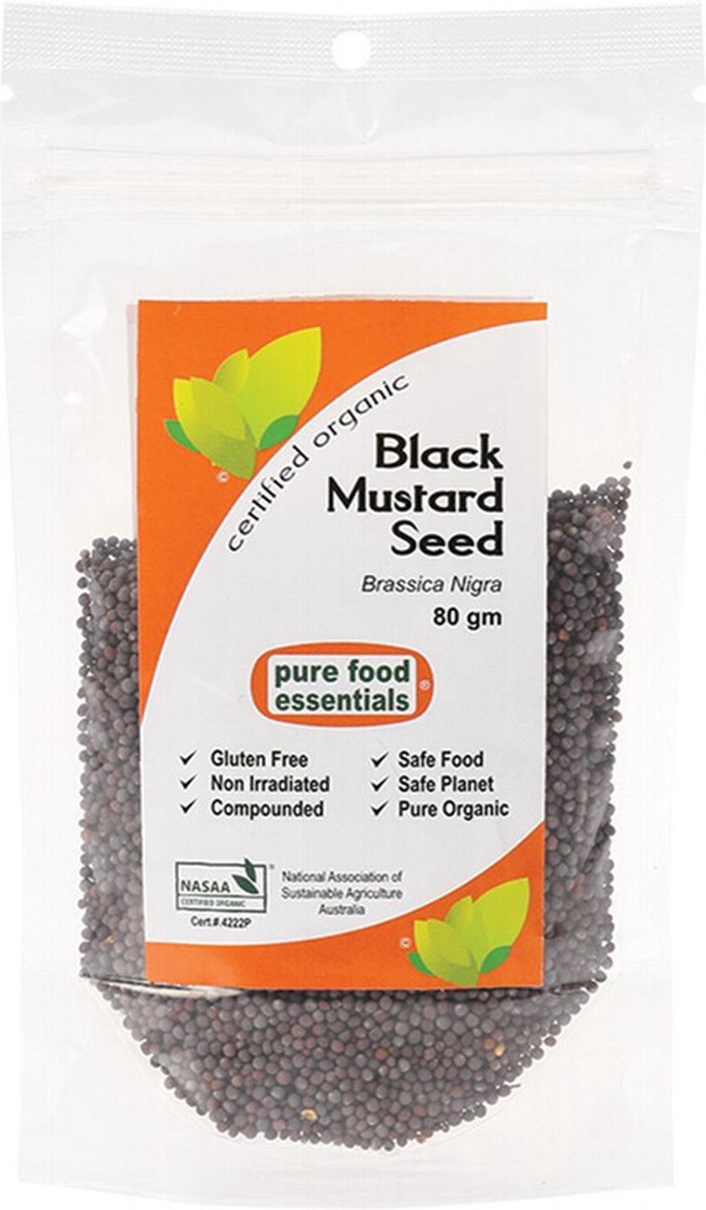 Pure Food Essentials Spices Black Mustard Seed | Buy online at The Nile