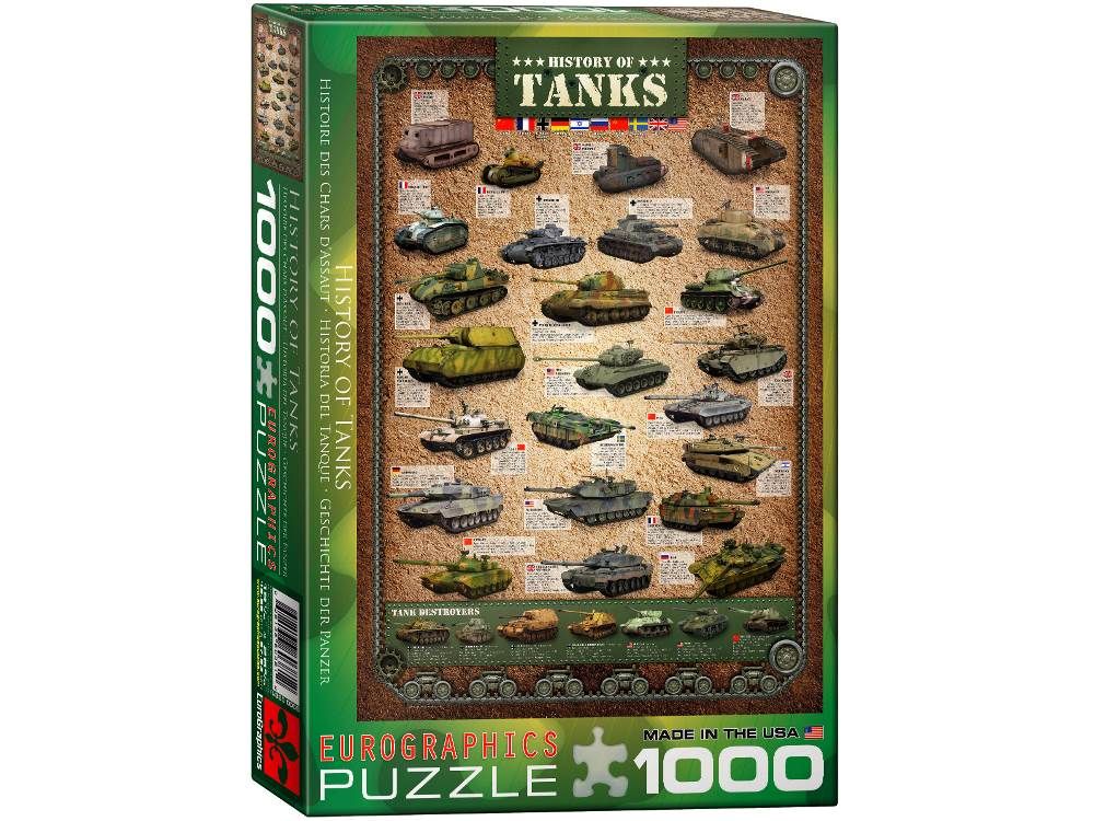 EuroGraphics History Of Tanks Jigsaw Puzzle, 1000 Piece | Buy online at ...