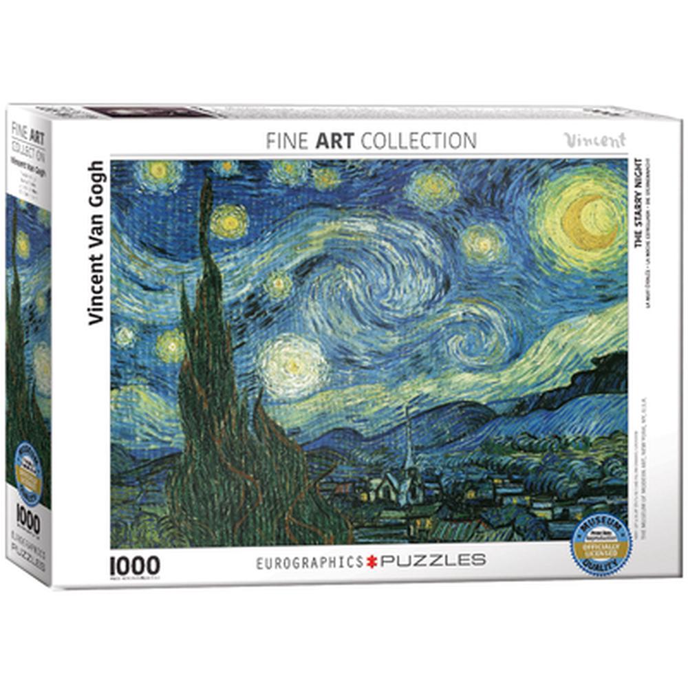 Vincent Van Gogh Starry Night Jigsaw Puzzle, 1000 Piece | Buy online at ...