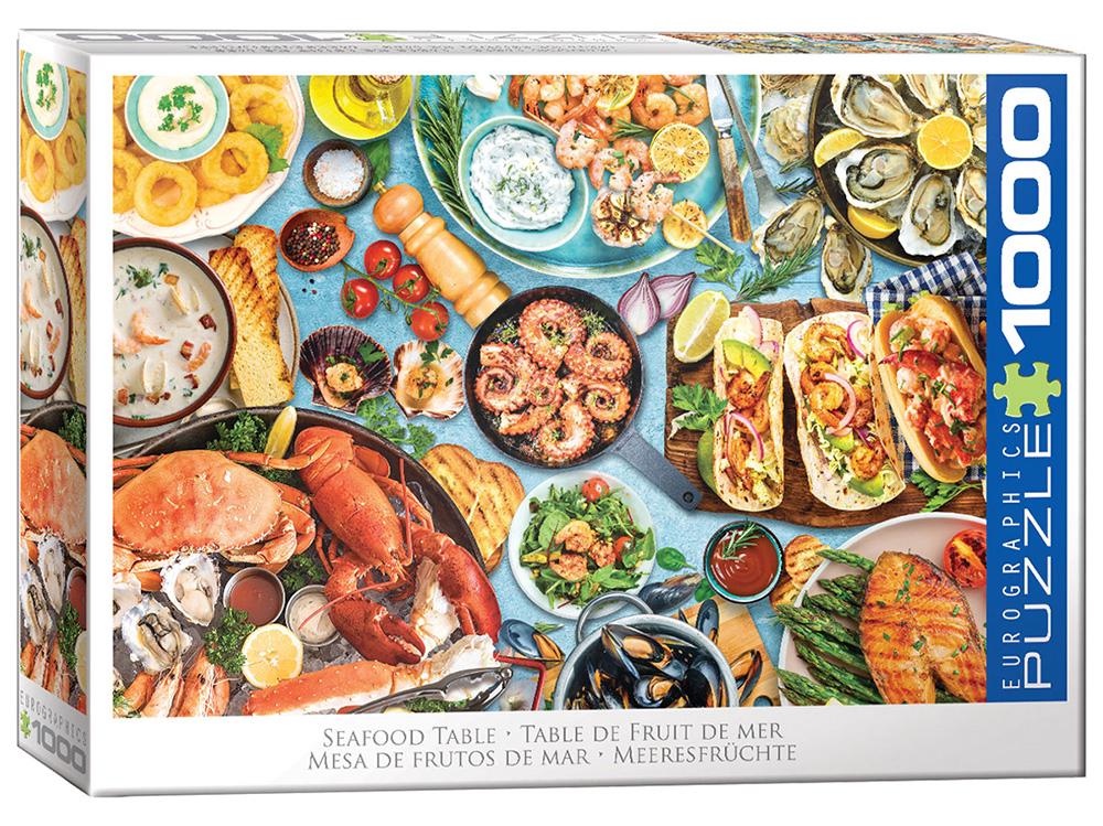 Eurographics Seafood Table Jigsaw Puzzle, 1000 Pieces | Buy online at ...