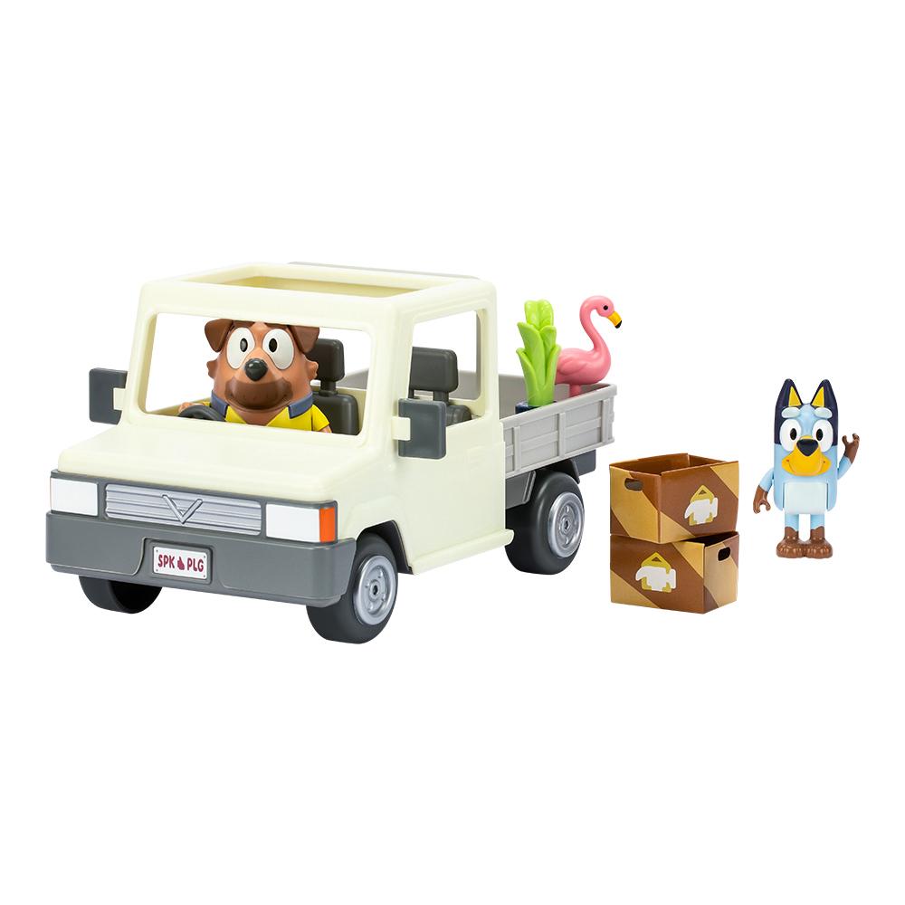 Bluey Tradie Ute Vehicle and Figures Toy Playset | Buy online at The Nile