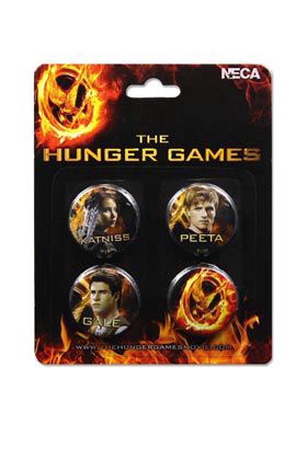 NECA The Hunger Games - Pin Set of 4 Cast | Buy online at The Nile