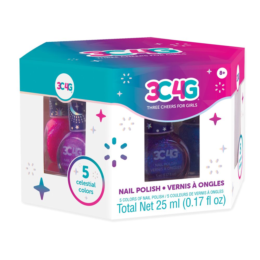 3C4G Celestial Nail Polish, 5 Pack | Buy online at The Nile