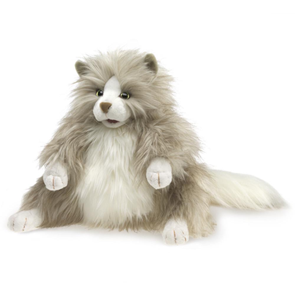 Folkmanis Fluffy Cat Hand Puppet | Buy online at The Nile