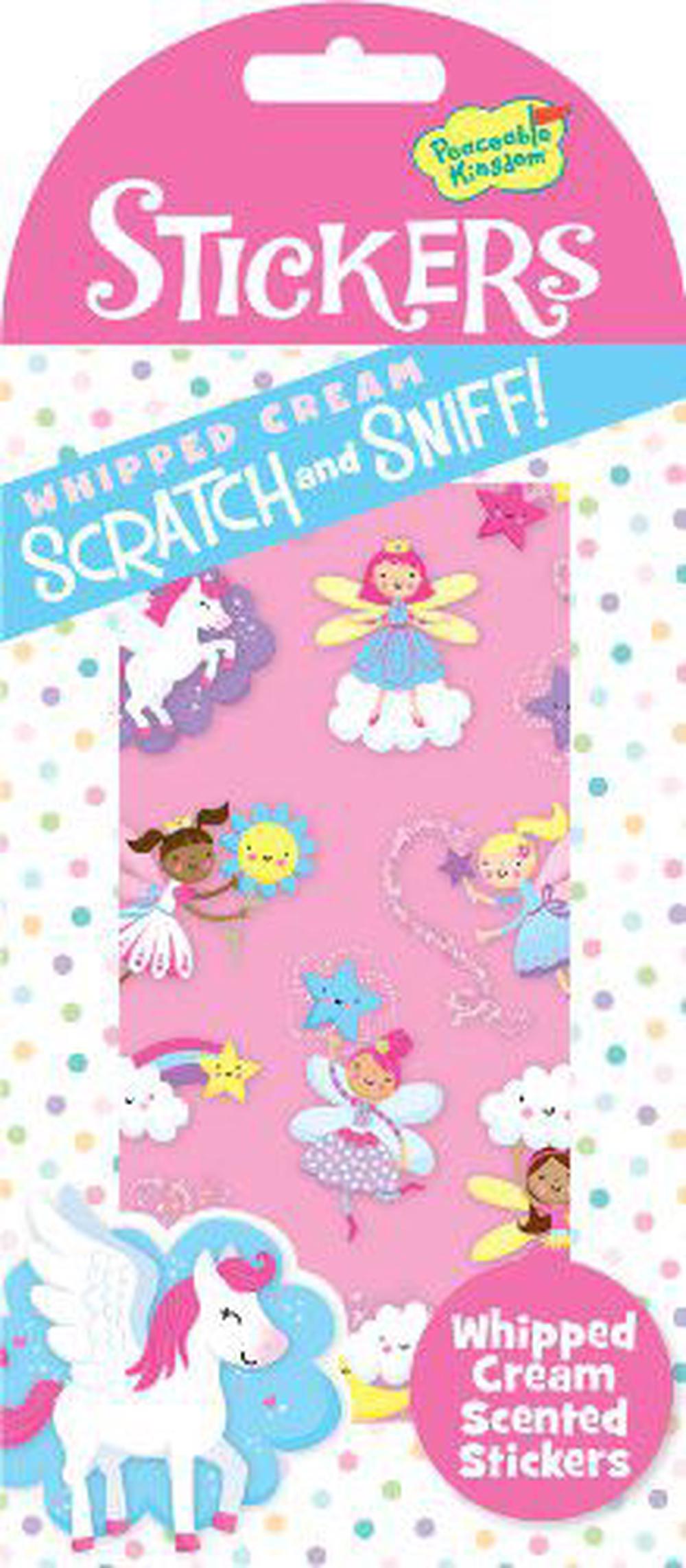 Peaceable Kingdom Scratch & Sniff Whipped Cream Scented Sticker Pack ...