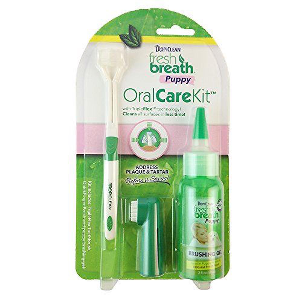 Tropiclean Fresh Breath Puppy Oral Care Kit - 59mL | Buy online at The Nile