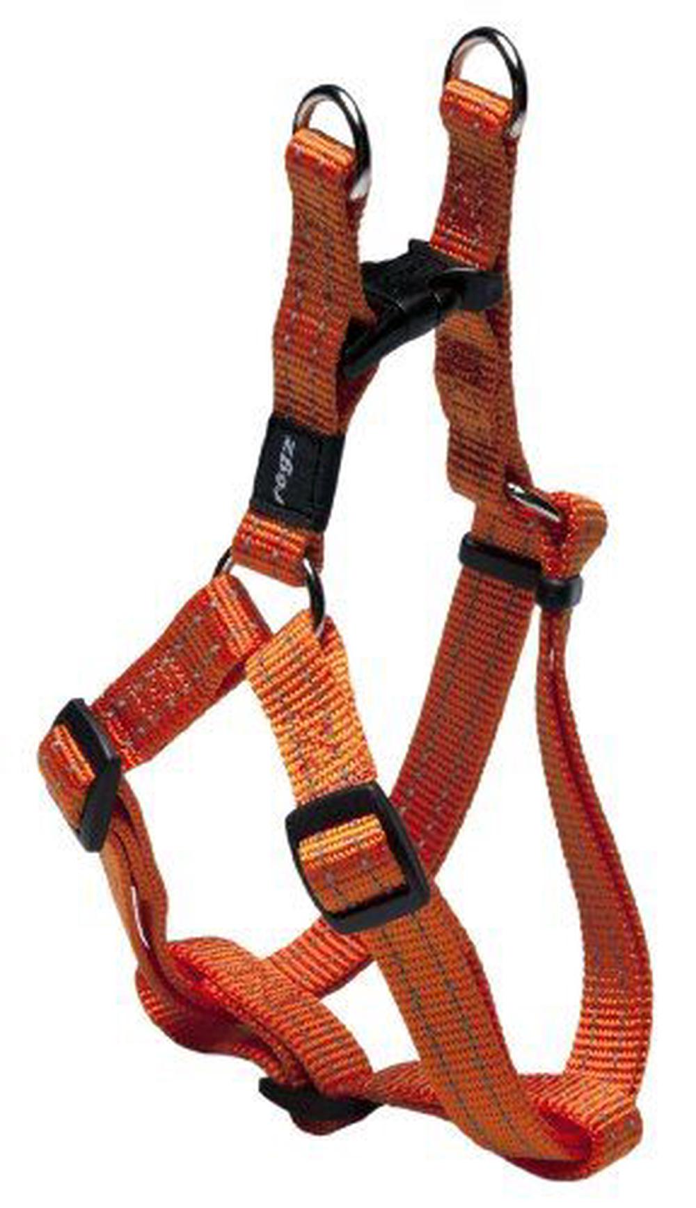 Rogz Reflective Step-in Adjustable Dog Harness (Orange) - Medium | Buy ...