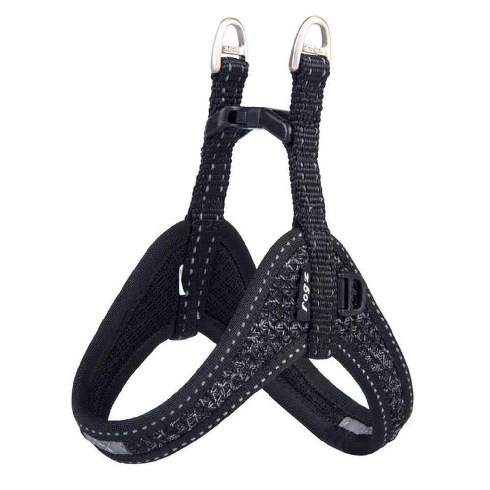 Rogz Specialty Fast-Fit Dog Harness (Black) - XXS | Buy online at The Nile