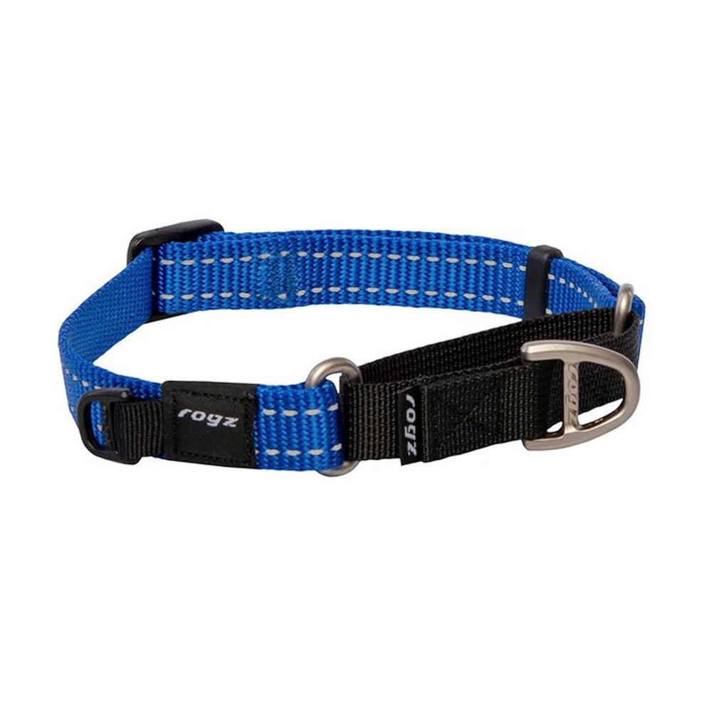 Rogz Webbed Control Dog Collar (Blue) - Medium | Buy online at The Nile