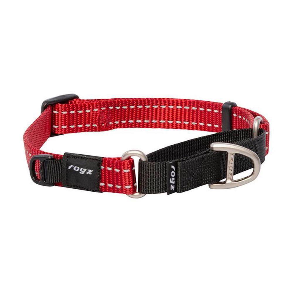 Rogz Webbed Control Dog Collar (Red) - Medium | Buy online at The Nile
