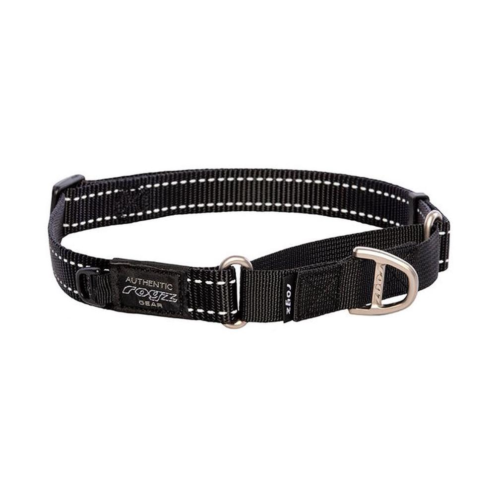 Rogz Webbed Control Dog Collar (Black) - Large | Buy online at The Nile