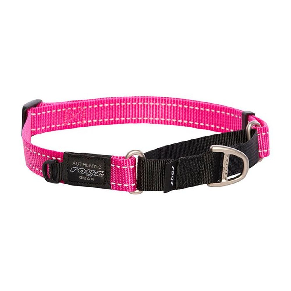 Rogz Webbed Control Dog Collar (Pink) - Large | Buy online at The Nile