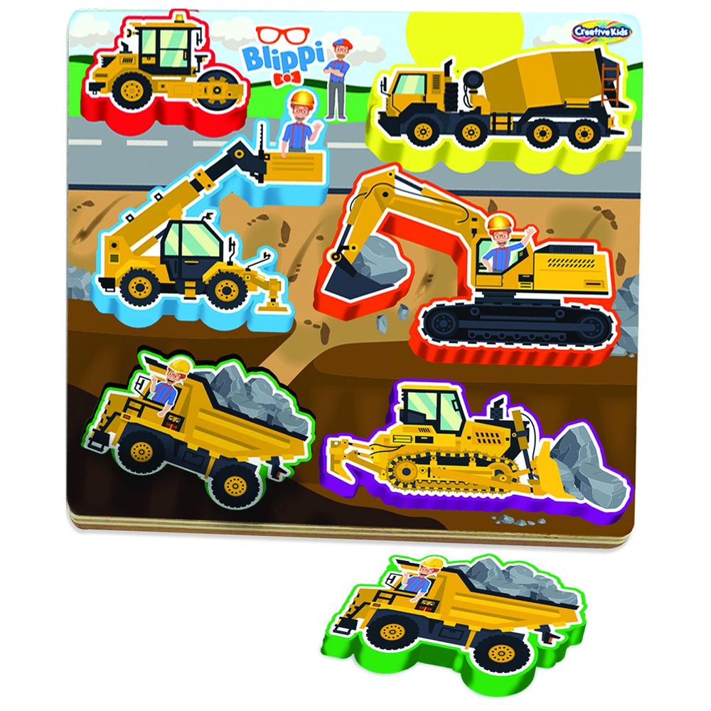 Blippi Construction Vehicles Puzzle | Buy online at The Nile