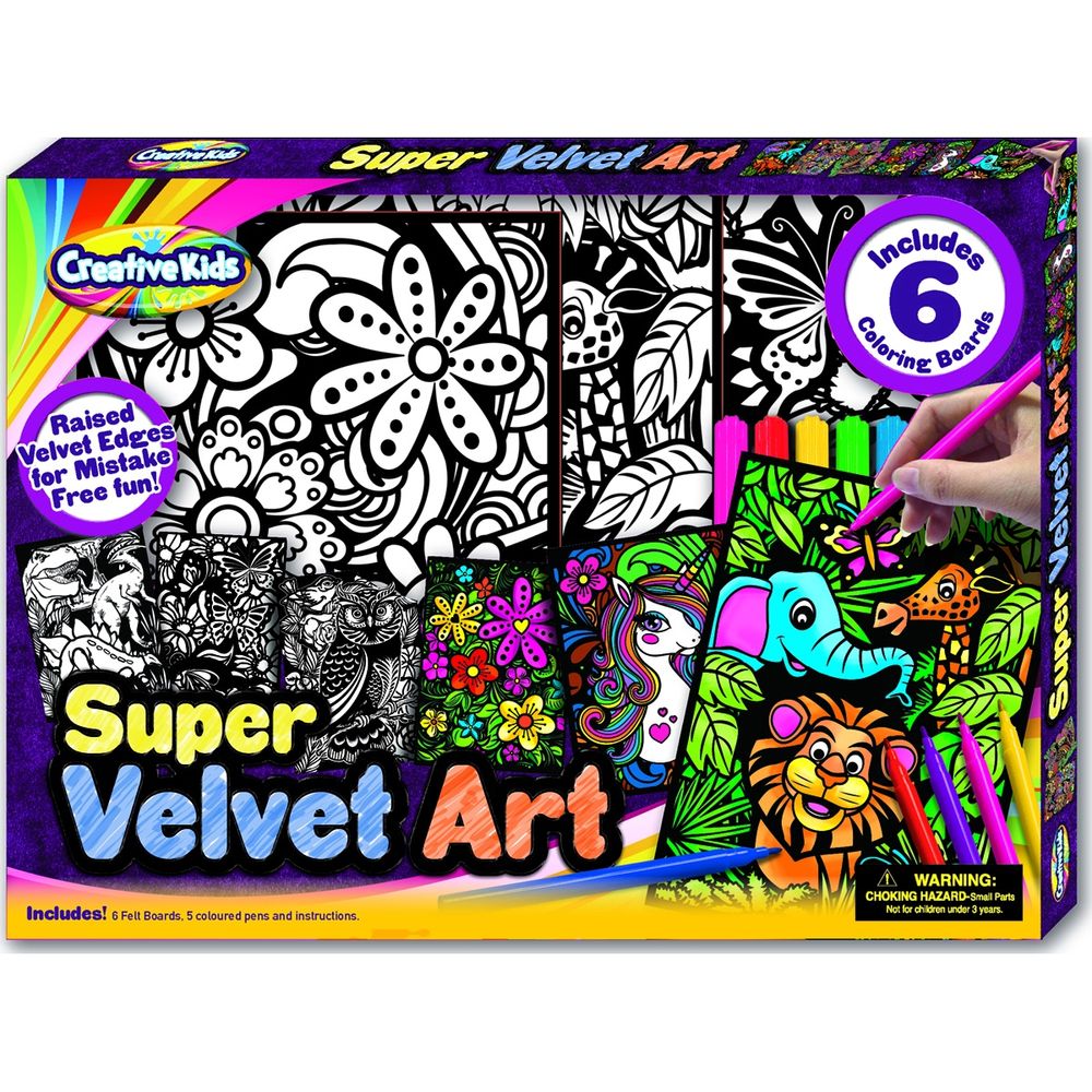 Creative Kids Super Velvet Art | Buy online at The Nile