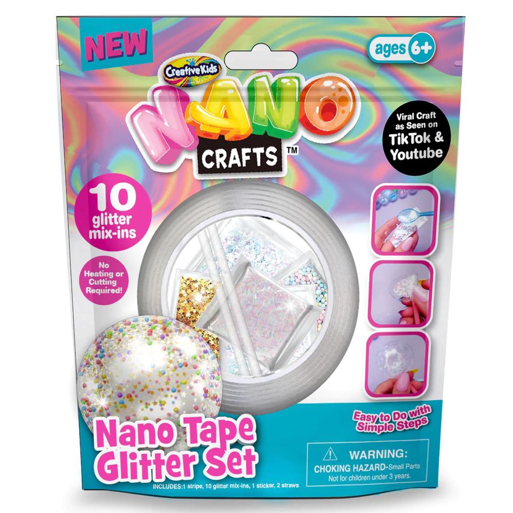 Nano Crafts Nano Tape Glitter Set (Clear) | Buy online at The Nile