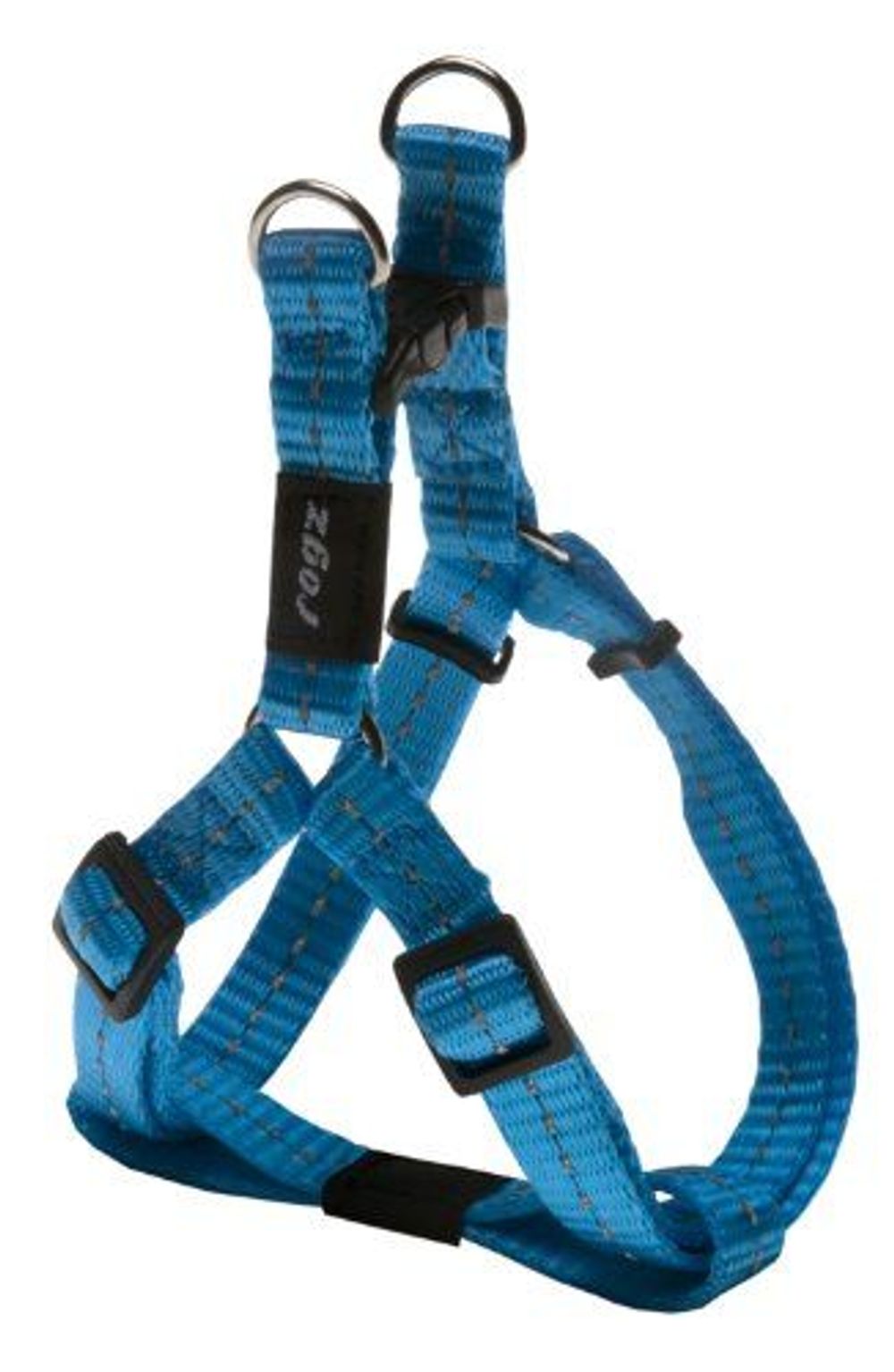 Rogz Reflective Step-in Adjustable Dog Harness (Turquoise) - Small ...
