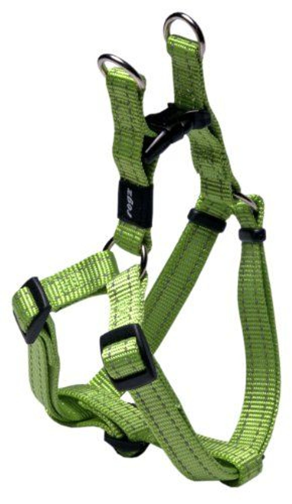 Rogz Reflective Step-in Adjustable Dog Harness (Green) - Medium | Buy ...