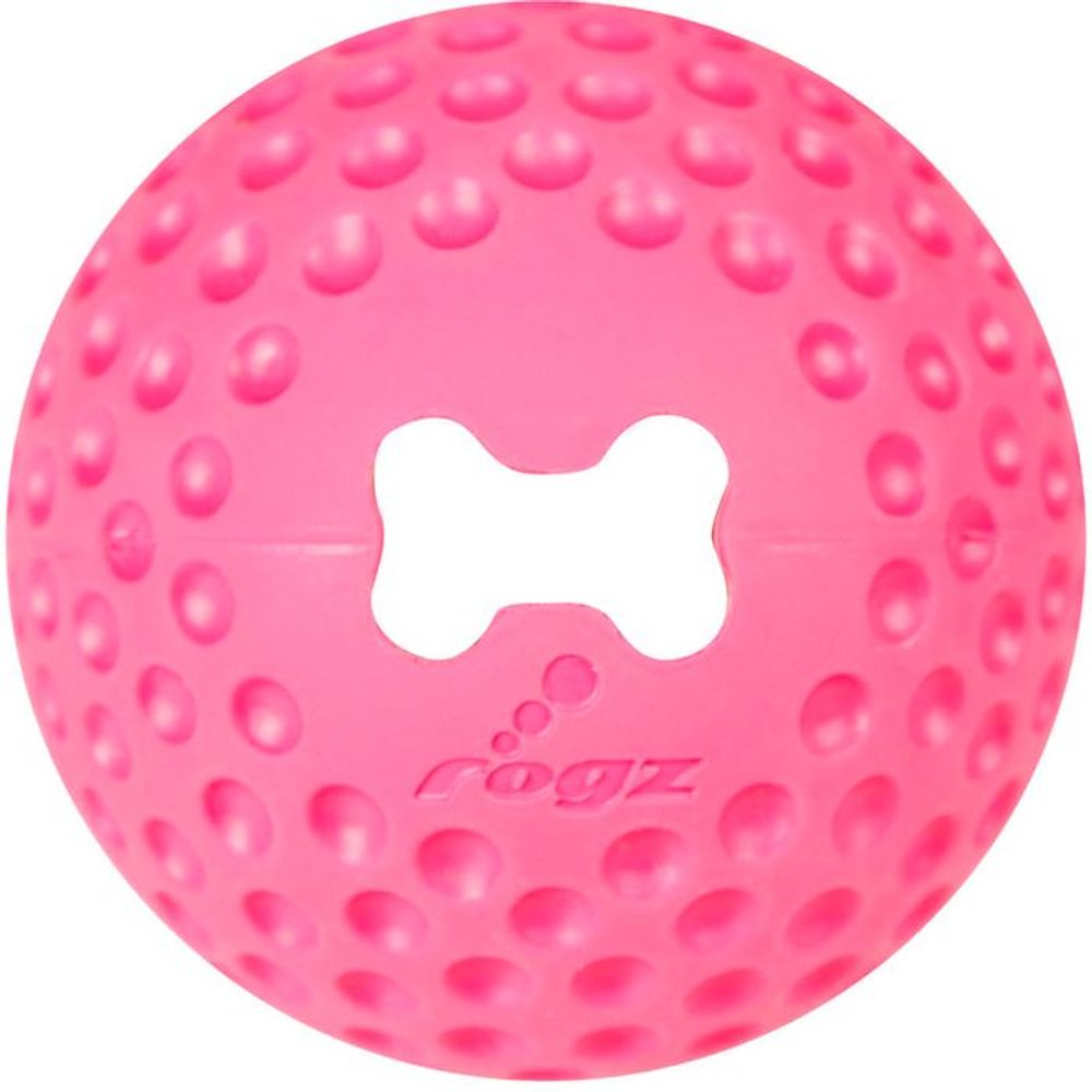 Rogz Gumz Dog Toy Ball (Pink) - Small | Buy online at The Nile