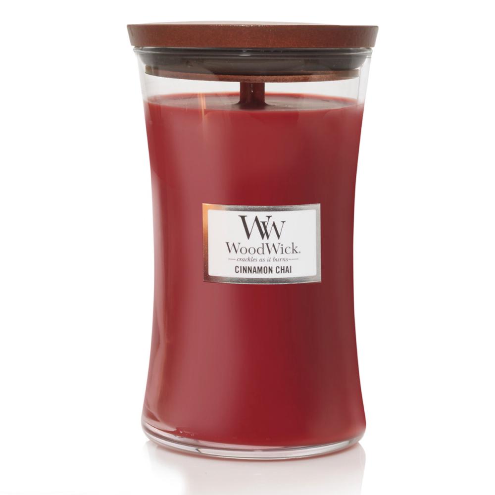WoodWick Candle, Cinnamon Chai - Large | Buy online at The Nile