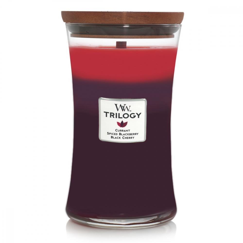 WoodWick Candle, Sun Ripened Berries Trilogy - Large | Buy online at ...