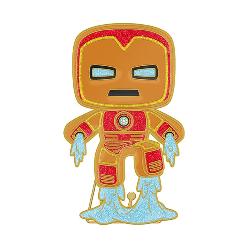 Funko Marvel - Iron Man Gingerbread Enamel Pop! Pin | Buy online at The ...