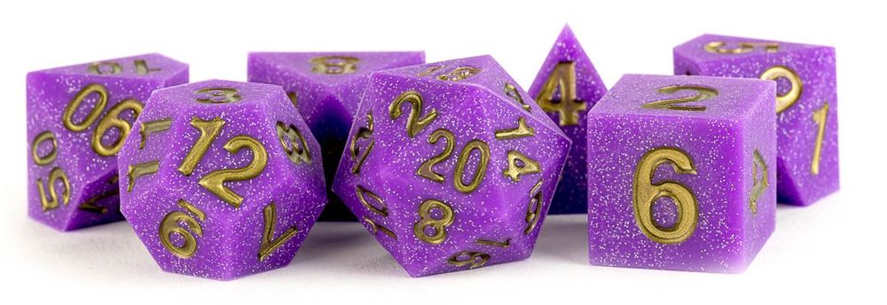 Metallic Dice Games Sharp Edge Silicone Rubber Dice Set (Regal Ricochet ...